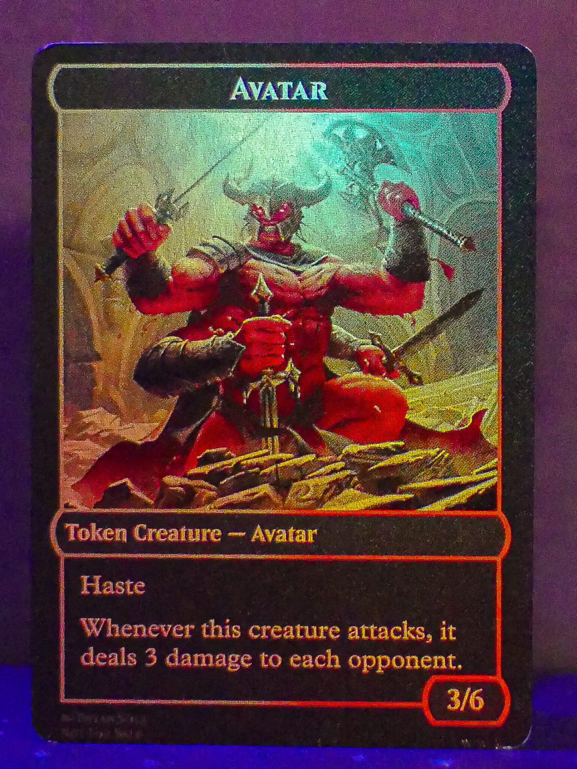 Avatar Magic the Gathering Token