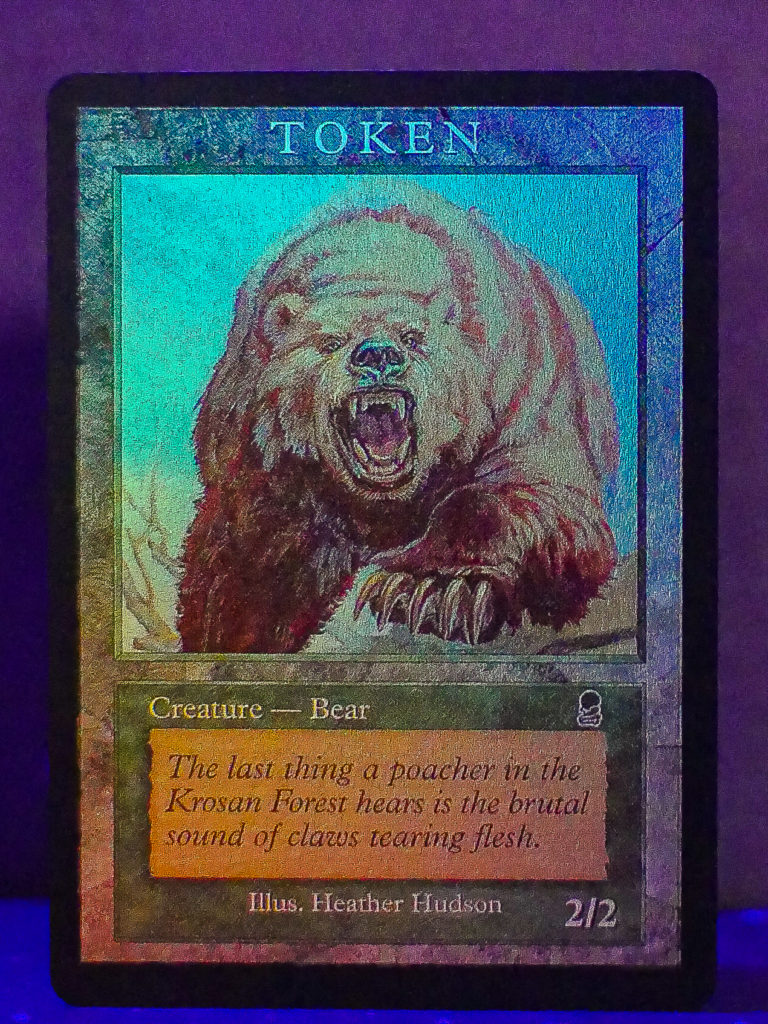 Bear Magic the Gathering Token