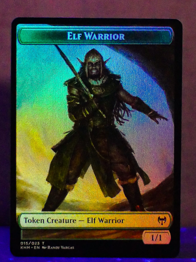 Elf Warrior//Koma's Coil Magic the Gathering Token