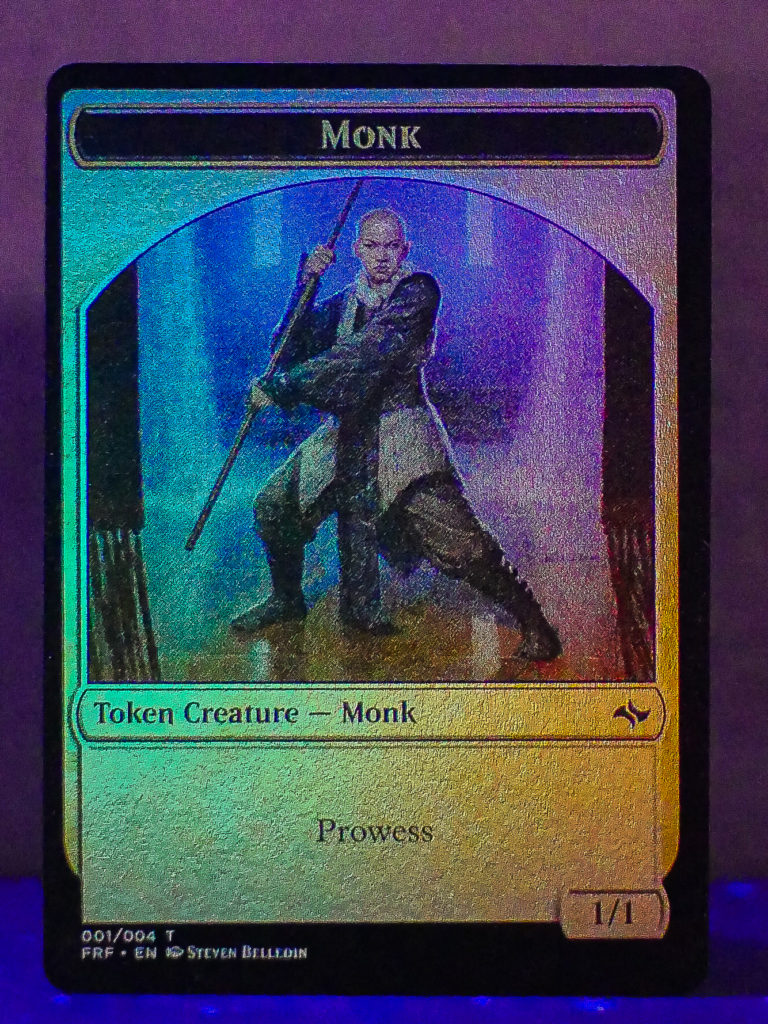 Monk Magic the Gathering Token
