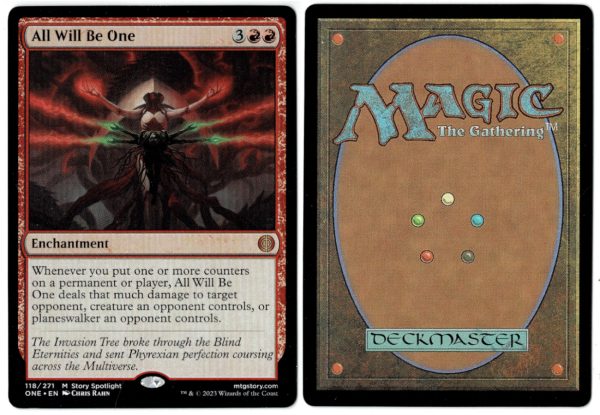 All Will Be One from Phyrexia: All Will Be One Magic the Gathering MTG ...