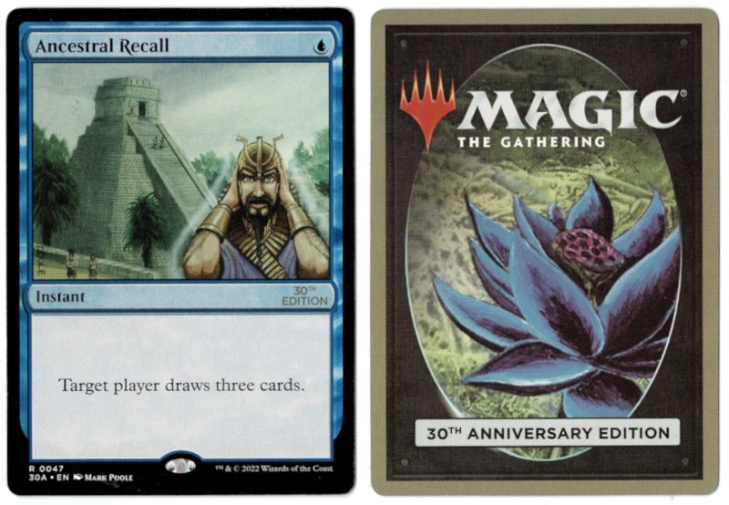 Ancestral Recall Magic the Gathering Proxy