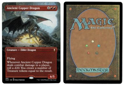 Ancient Copper Dragon (Borderless) from Commander Legends: Battle for Baldur’s Gate Magic the ...