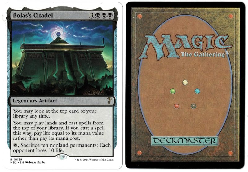 Bolas's Citadel Magic the Gathering Proxy