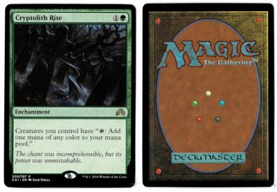 Cryptolith Rite Magic the Gathering Proxy