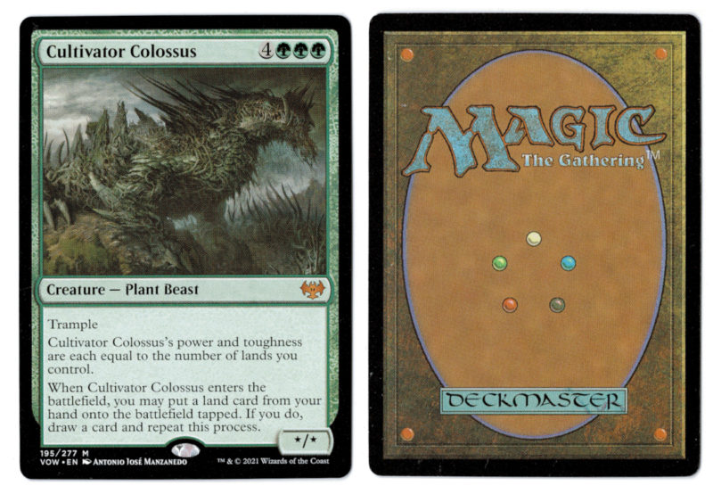 Cultivator Colossus Magic the Gathering Proxy