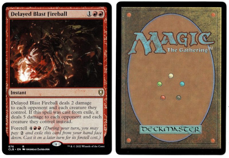 Delayed Blast FIreball Magic the Gathering Proxy