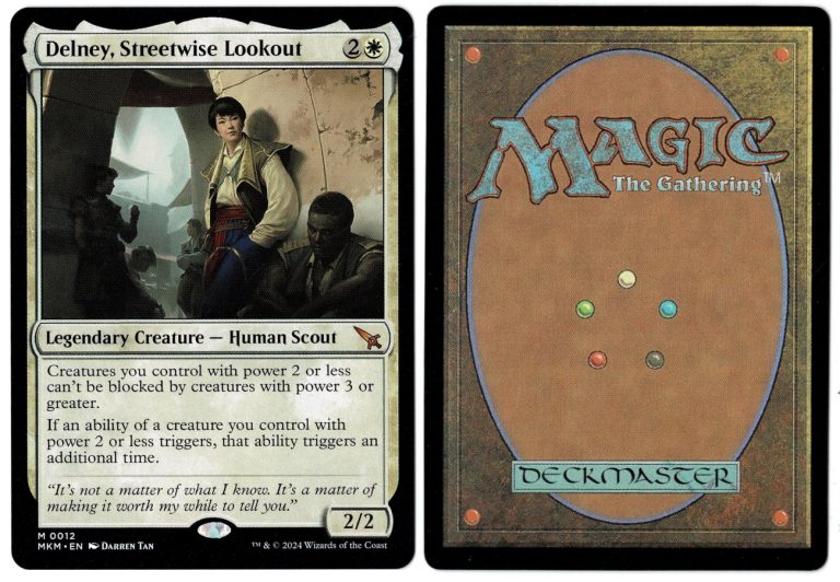 Delney, Streetwise Lookout Magic the Gathering Proxy