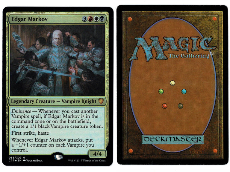 FOIL Edgar Markov from Commander 2017 Proxy