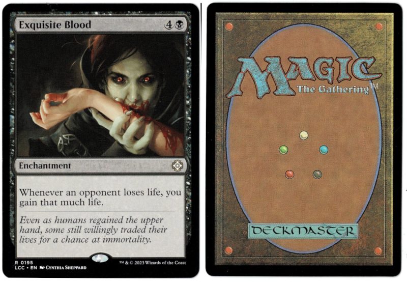 Exquisite Blood Magic the Gathering Proxy