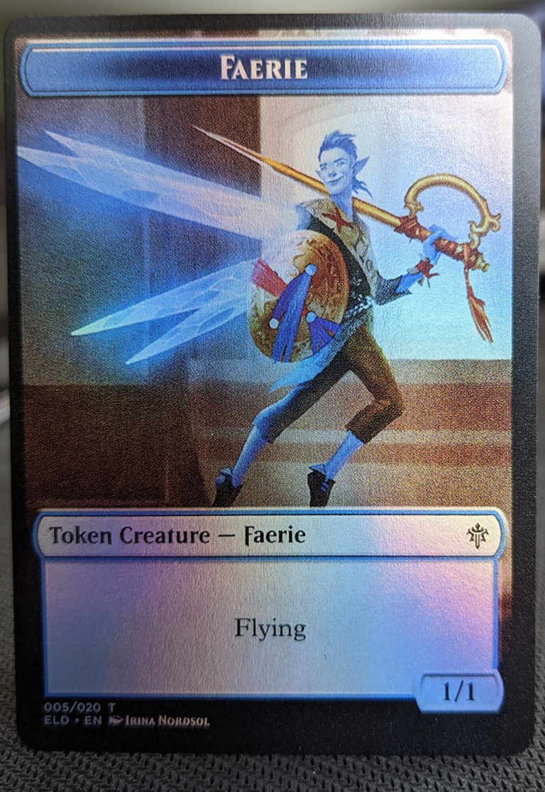 Faerie Magic the Gathering Token