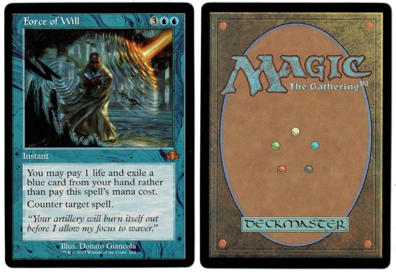 Force of WIll Magic the Gathering Proxy