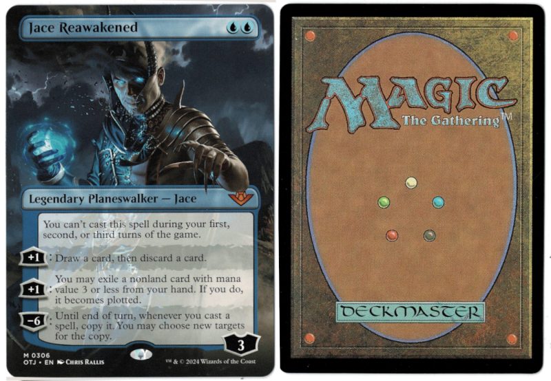 Jace Reawakened (Borderless) from Outlaws of Thunder Junction MTG Proxy