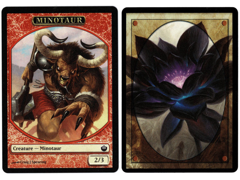 Minotaur Magic the Gathering Token