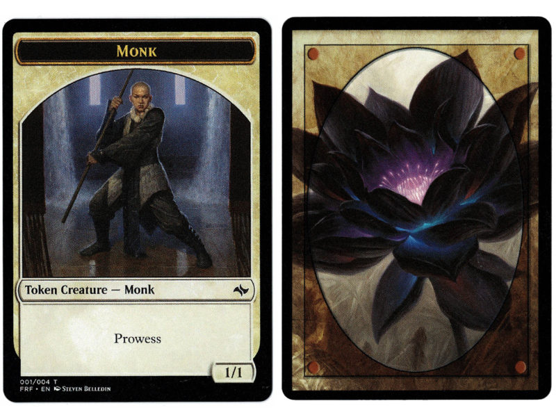 Monk Magic the Gathering Token