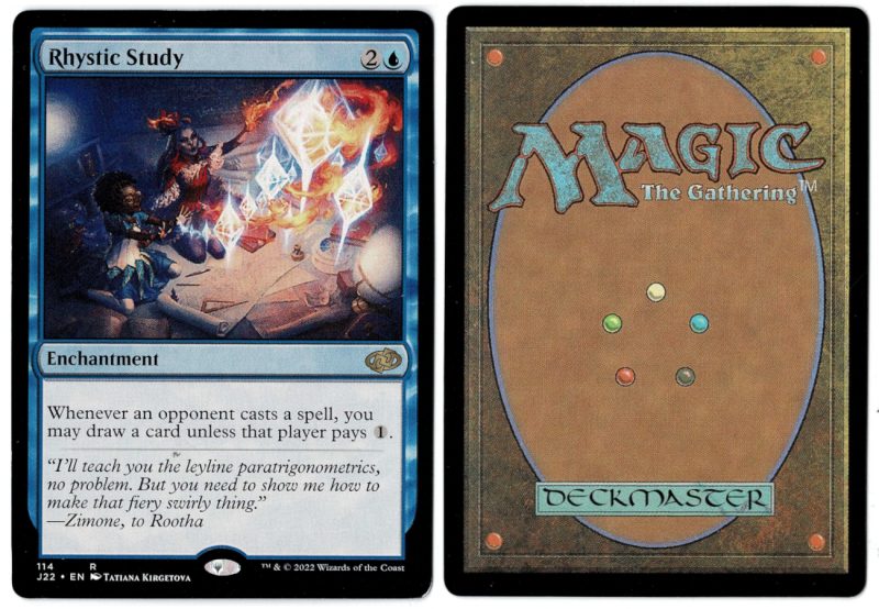 Rhystic Study Magic the Gathering Proxy