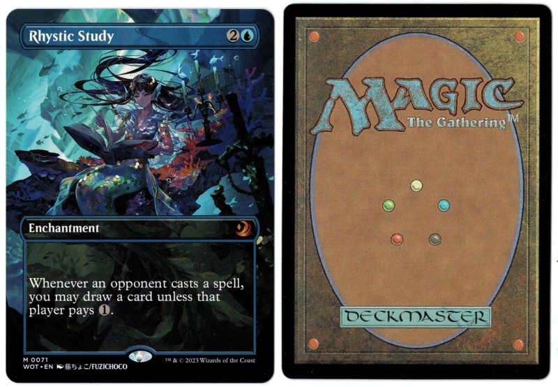 Rhystic Study Magic the Gathering Proxy