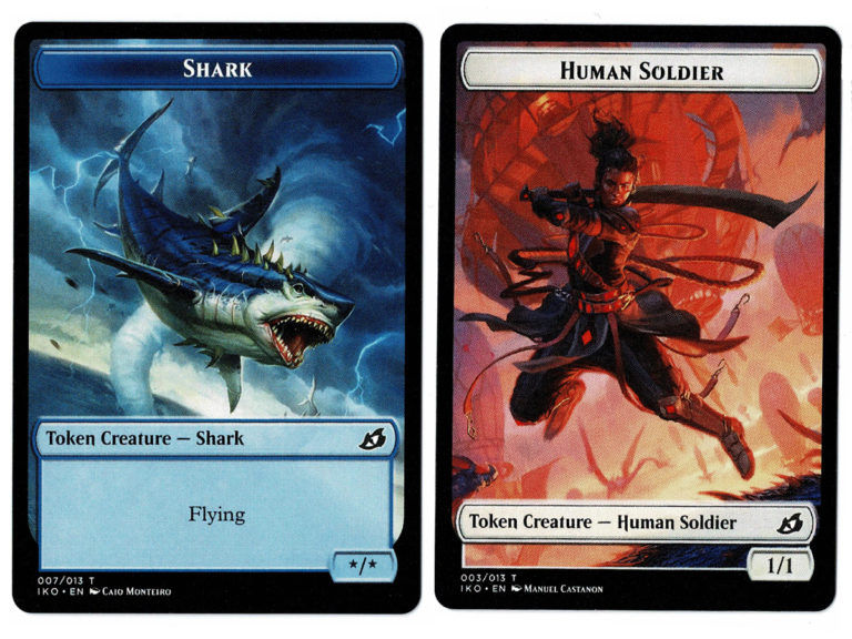 Shark//Human Magic the Gathering Token