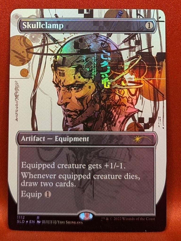 Skullclamp Magic the Gathering Proxy