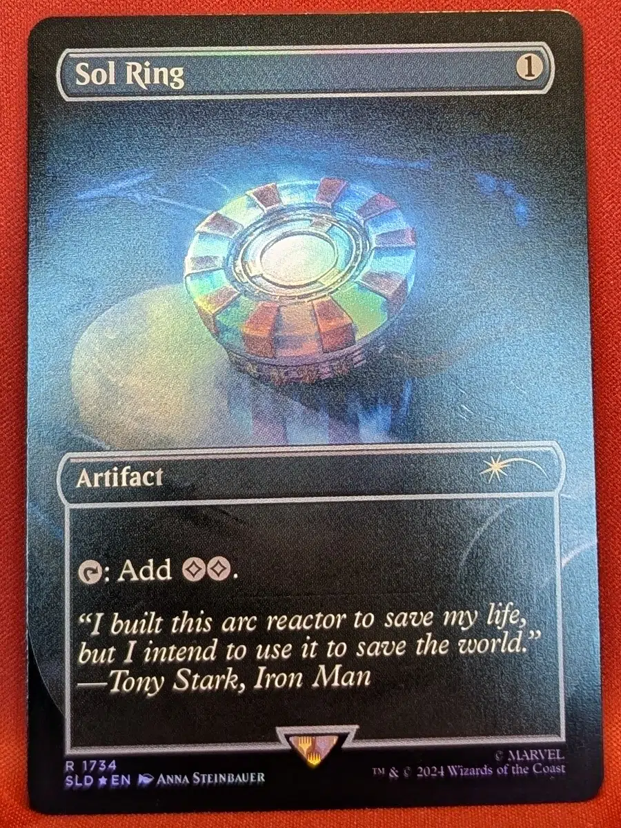 Sol Ring Mtg Card FOIL Sol Ring (1833) From Secret Lair Drop Series