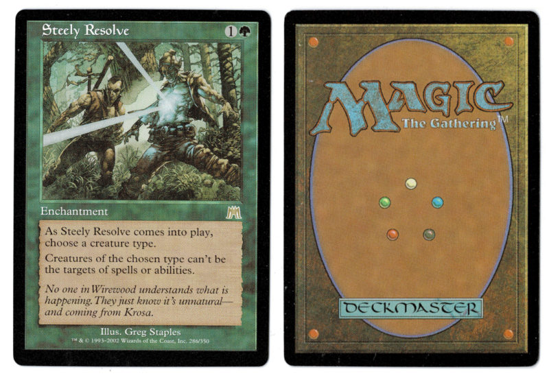 Steely Resolve Magic the Gathering Proxy