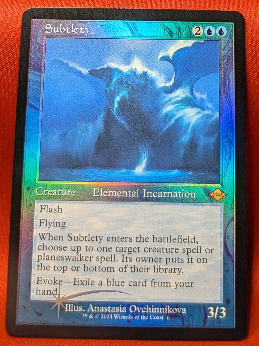 FOIL Subtlety (Retro Frame) from Modern Horizons 2 Timeshifts Magic the ...