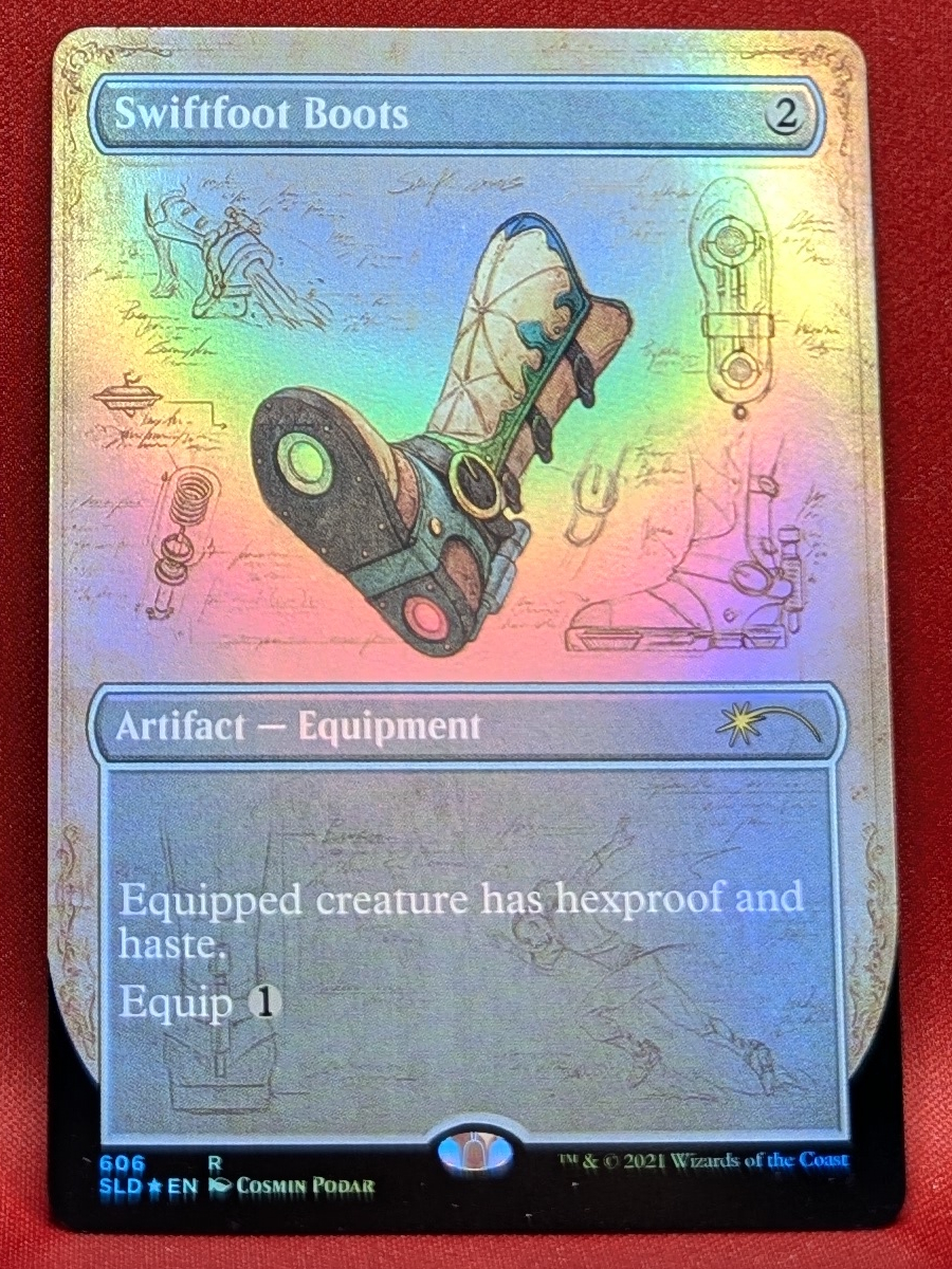 MTG Trading Card Game Magic The Gathering Swiftfoot Boots Card - Magic ...
