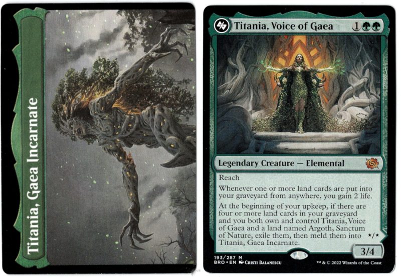 Titania, Voice of Gaea Magic the Gathering Proxy