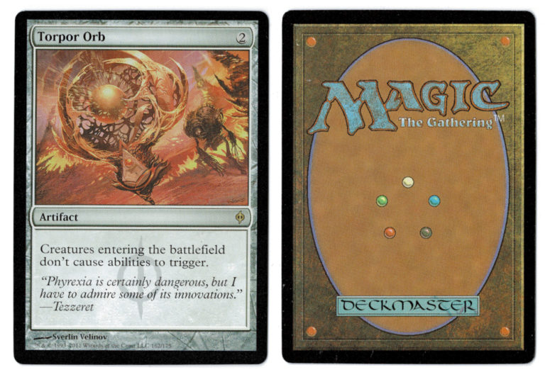 Torpor Orb Magic the Gathering Proxy