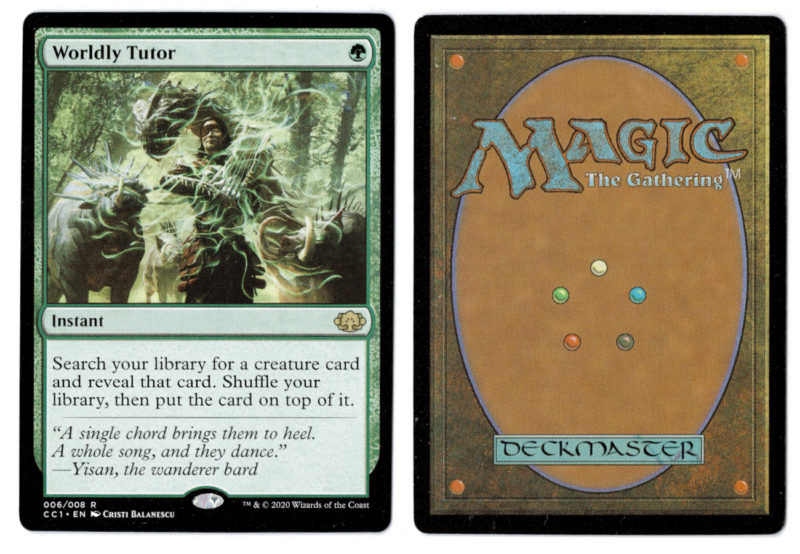 Worldly Tutor Magic the Gathering Proxy